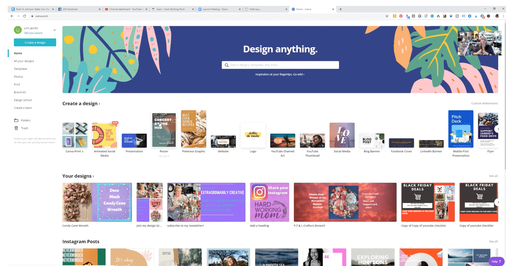 How To Use Canva For Your Creative Business - Hard Working Mom