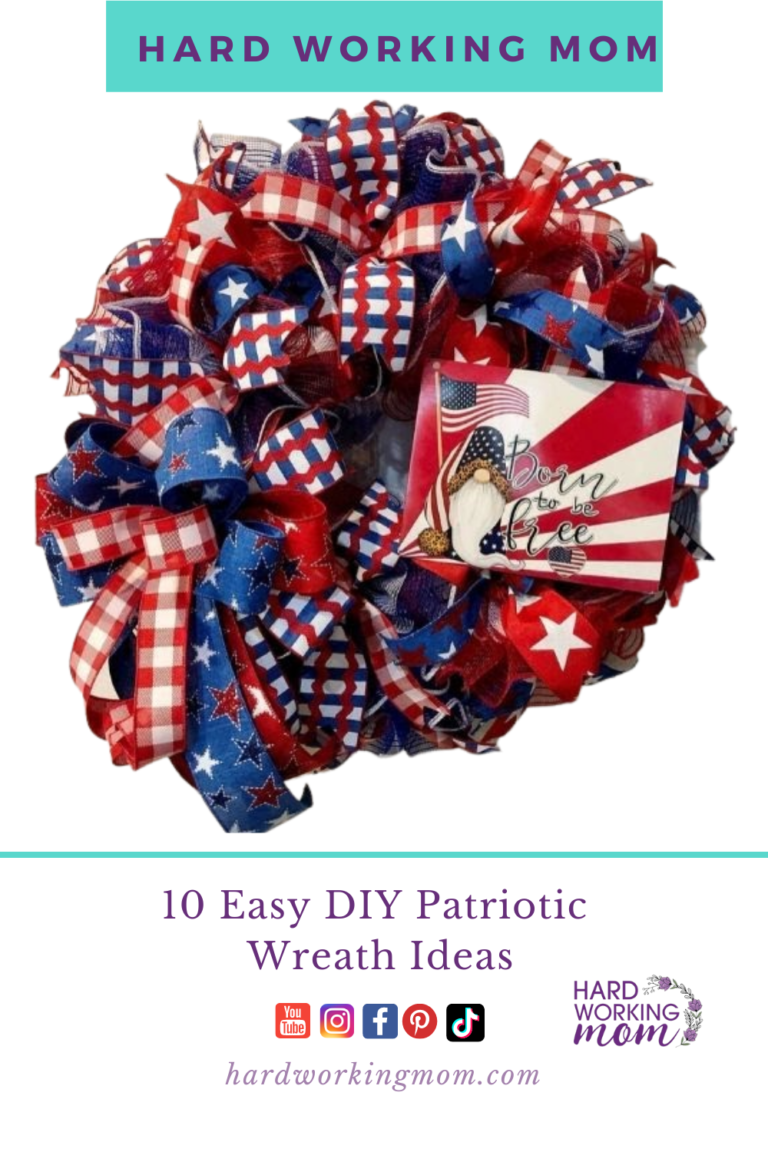 10 Easy DIY Patriotic Wreath Ideas