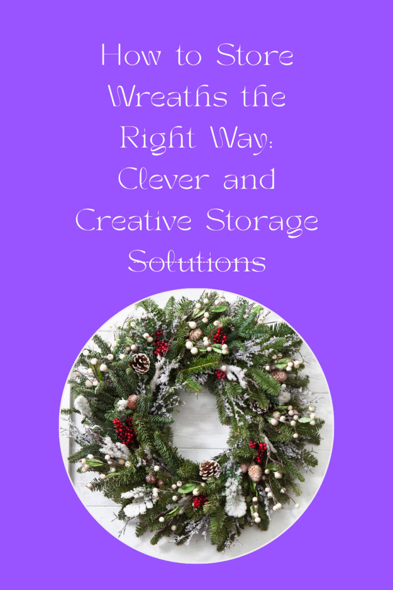 How to Store Wreaths the Right Way: Clever and Creative Storage ...