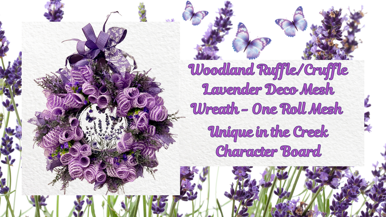 How to Make a Woodland Ruffle Wreath Using a Unique in the Creek Board ...